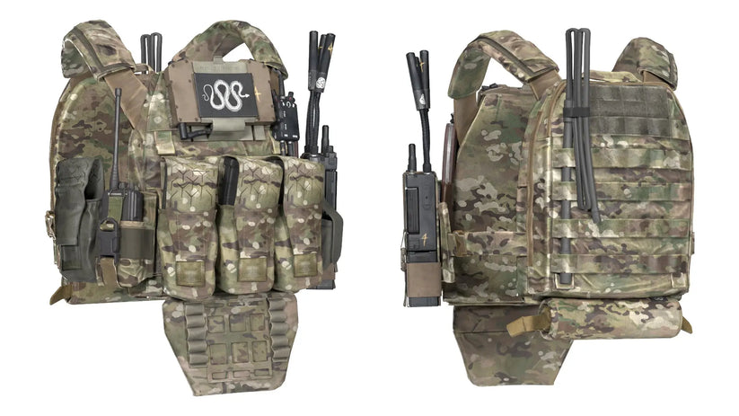 TBAS V5 PLATE CARRIER - Low Poly 3D Model | Game-Ready Milsim Asset ...