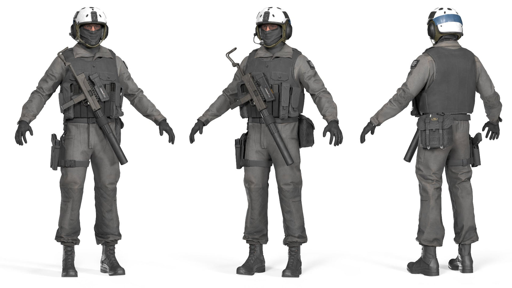 XOF SPECIAL OPERATIONS TROOPER (RIGGED) – 3DMilitaryAssets